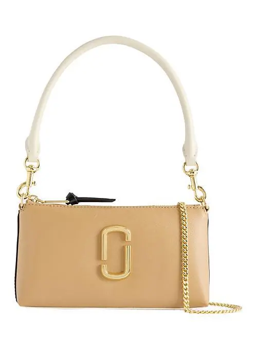Marc Jacobs Snapshot Convertible Shoulder Bag - Camel Multi