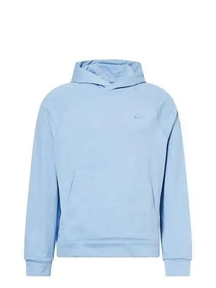 Nike Stretch-woven Hoodie With Brand Embroidery - Work Blue/work Blue