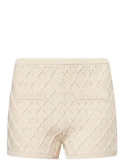Devon Windsor Rhea Knitted Shorts - Pebble