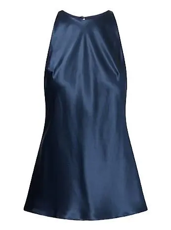 REFORMATION Saskia Sleeveless Silk Top - Midnight