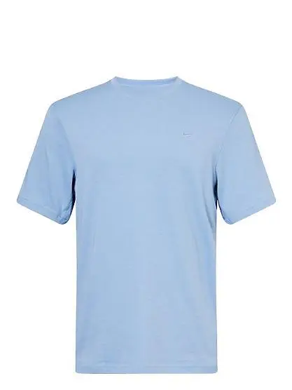 Nike Dri-fit Crewneck Cotton-blend T-shirt - Work Blue/work Blue