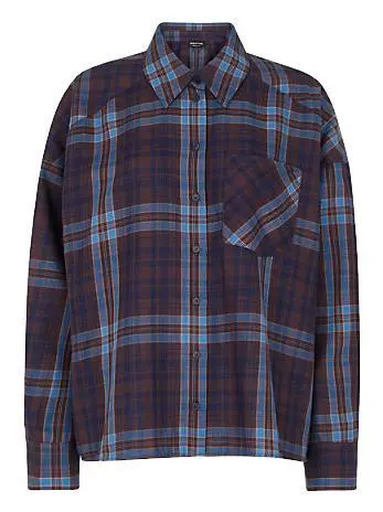 Whistles Checked Brushed Cotton Shirt - Multi-coloured