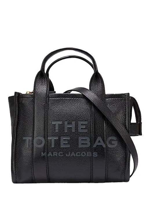 Marc Jacobs The Leather Small Tote Bag - Black