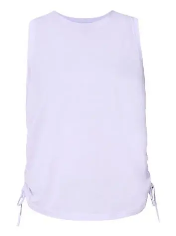 Sweaty Betty Soft Flow Studio Side-ruched Tank Top - Heather Purple
