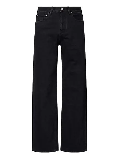 Jacquemus Le De-nimes Straight-leg Denim Jeans - Black