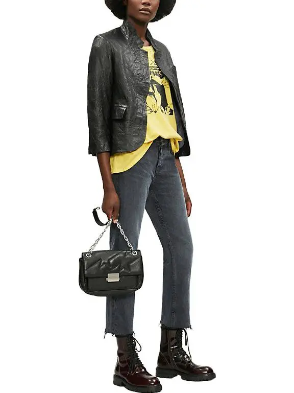 Zadig&Voltaire Verys Leather Jacket - Noir