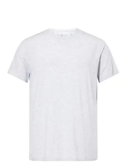 Derek Rose Ethan Crewneck Stretch-jersey T-shirt - Silver