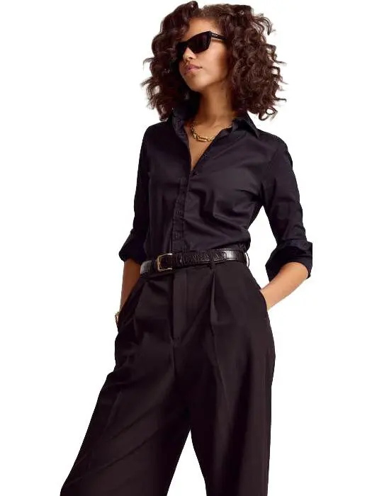 The Shirt By Rochelle Behrens The Icon Shirt By - Black
