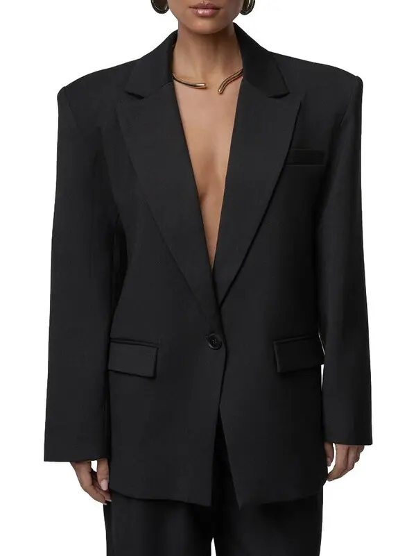 JLUXLABEL Refined Moments Blazer - Black