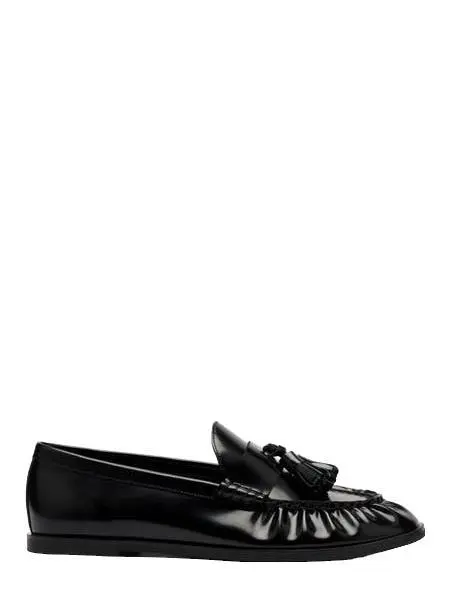 MARC NOLAN Morgan Patent Leather Tassel Loafers - Black