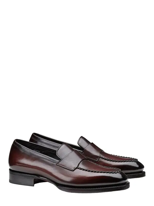 Santoni Arco Loafer - Dark Brown-t60