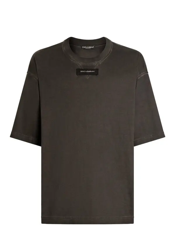 Dolce & Gabbana Cotton T-shirt - Black