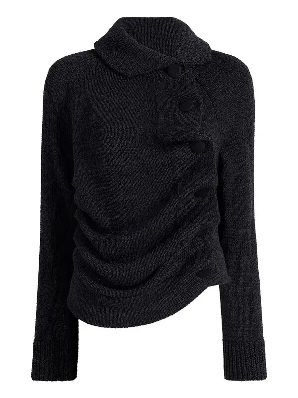 Khaite Lorrai Cardigan - Black