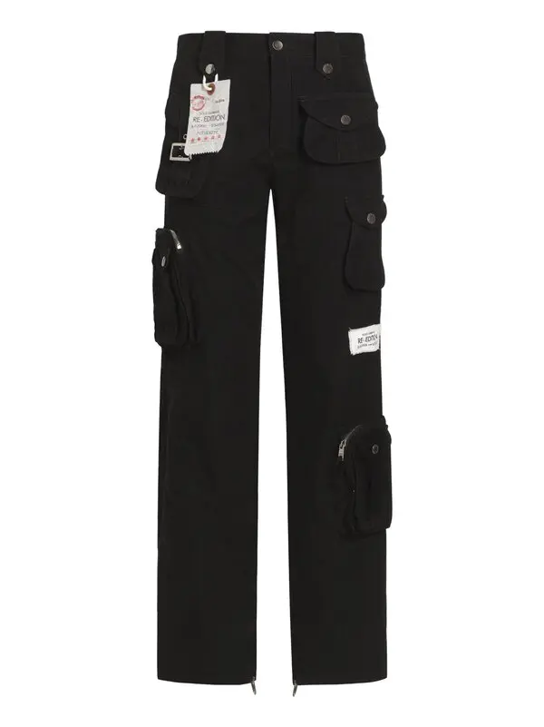 Dolce & Gabbana Waxed Faille Trousers - Black