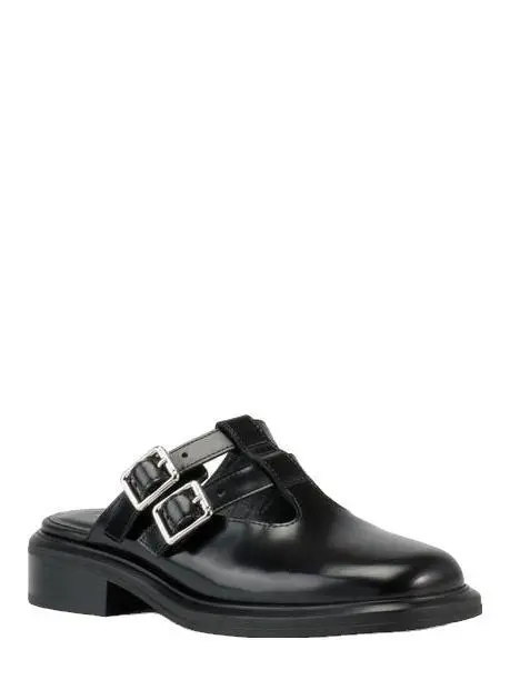 VAGABOND SHOEMAKERS Ellis Buckle T-strap Mule - Black