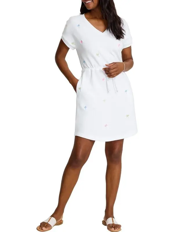 Tommy Bahama Marina Del Mar Embroidered Dress - White