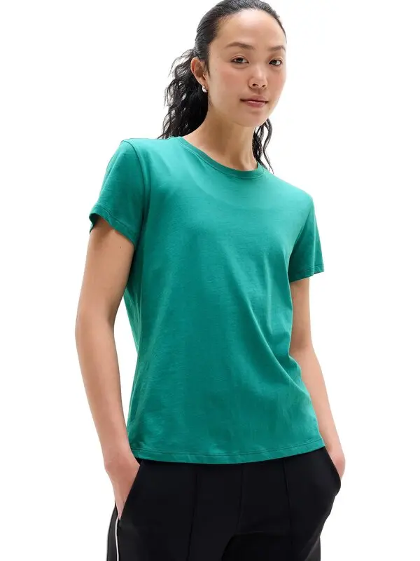 Athleta Classic Cotton Tee - Alpine