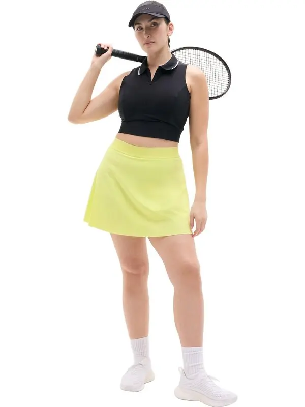 Athleta Ace A-line Tipped 15.5" Skort - Spark/bright White
