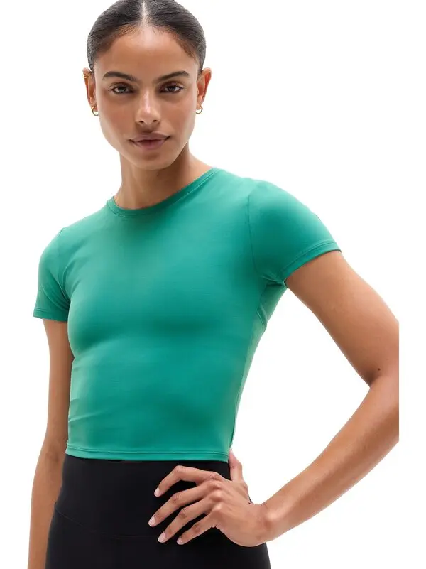 Athleta Transcend Open Back Tee - Alpine