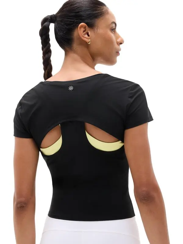 Athleta Endurance Racerback Tee - Black