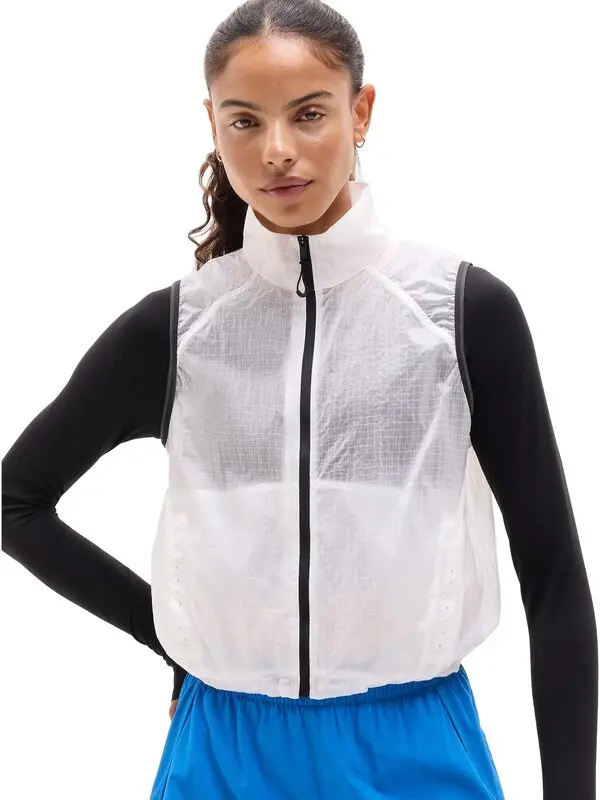 Athleta Run Wild Vest - Bright White