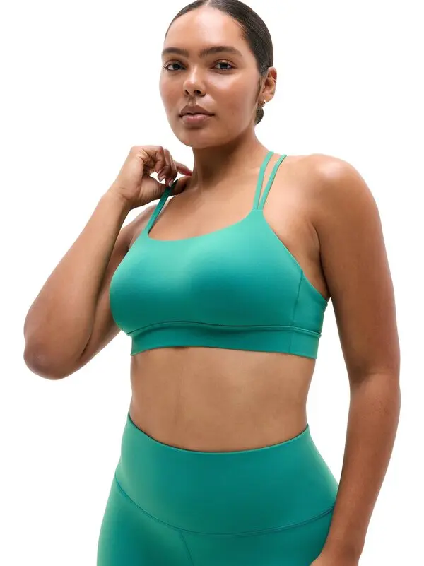 Athleta Perfect Form Sports Bra A-c - Alpine