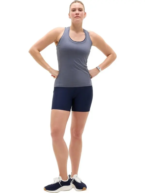 Athleta Momentum Flex Tank - Slate Heather