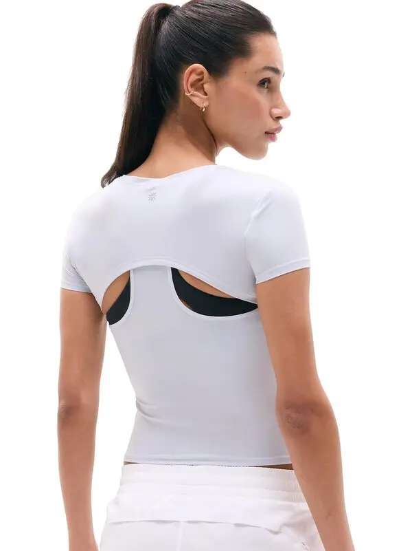 Athleta Endurance Racerback Tee - Dove