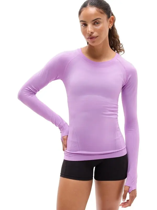 Athleta Momentum Seamless Fitted Top - Wildflower