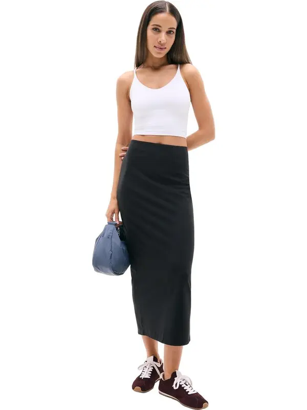 Athleta High Rise Maxi Skirt - Black