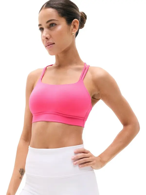Athleta Perfect Form Sports Bra A-c - Cerise