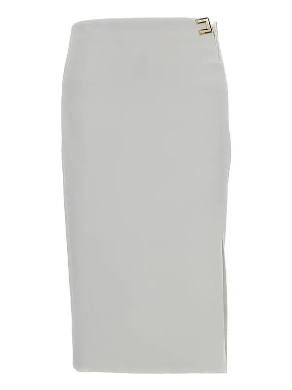 Elisabetta Franchi Pencil Skirt - White