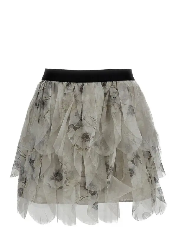 Max Mara Talc Mini Skirt - Grigio