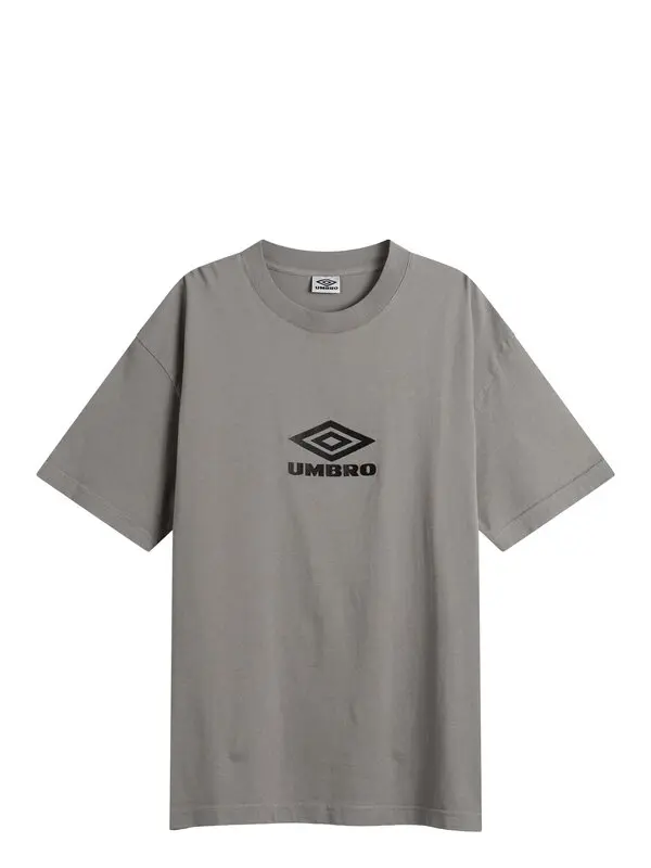 UMBRO BY SLAM JAM Og Logo T Shirt - Smock Grey