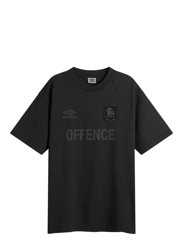UMBRO BY SLAM JAM Offence Defence T-shirt - Washed Black
