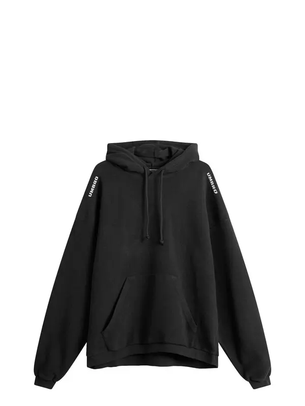 UMBRO BY SLAM JAM Lasered Masked Hoodie - Washed Black