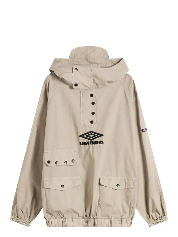 UMBRO BY SLAM JAM Faded Smock Anorak - Greige