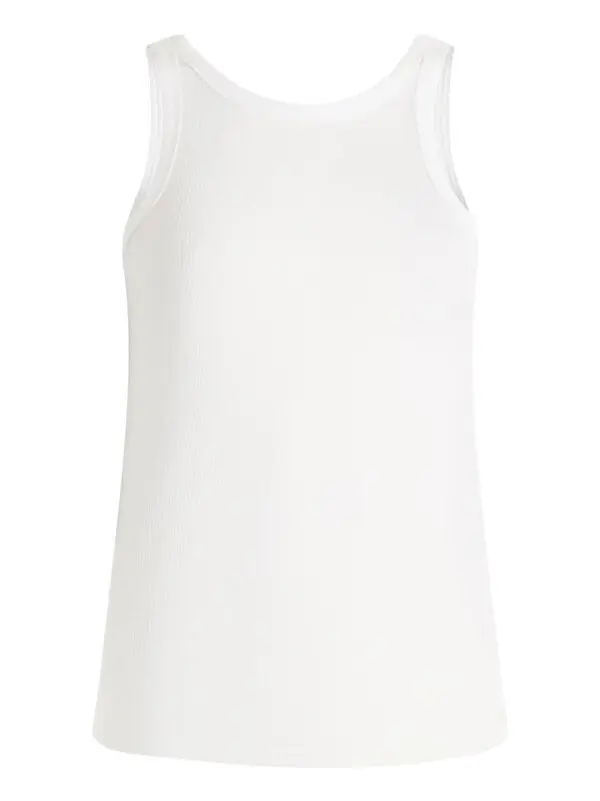 SKIMS Sheer Cotton Tank - Snow