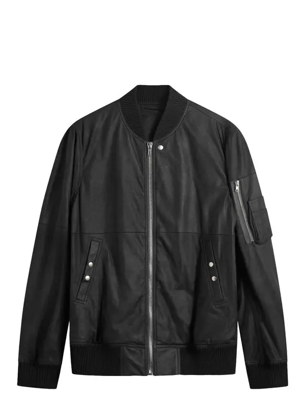 Rick Owens Classic Bomber Jacket - Black
