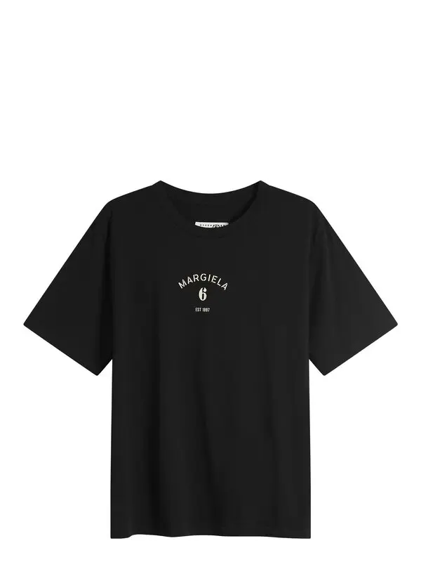 MAISON MARGIELA Margiela 6 Printed T-shirt - Black