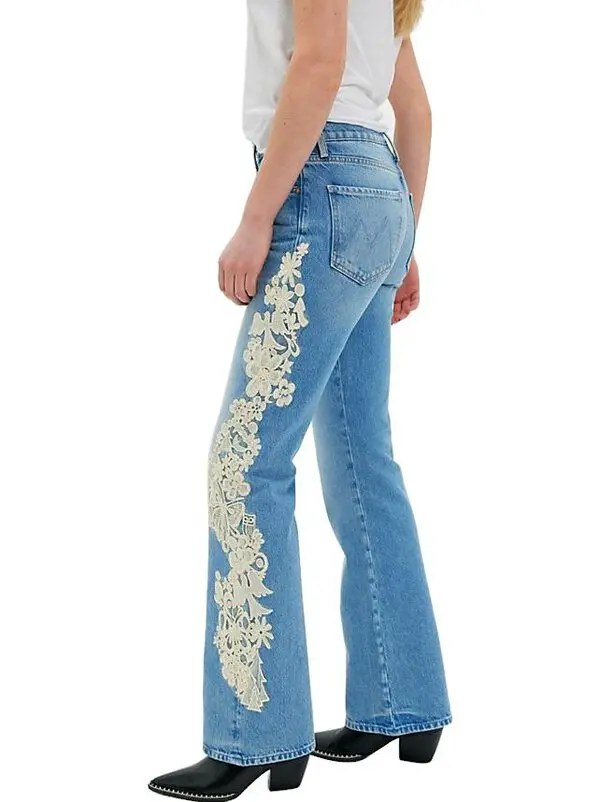 MOTHER Snacks! The Chomp Heel Jeans - Wishbone