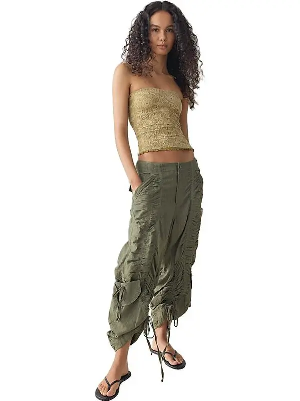 Free People Intimately Textured Floral Tube Top - Willow