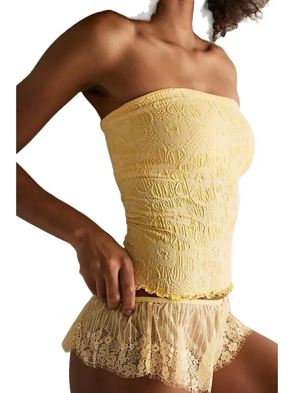 Free People Intimately Favorite Find Tube Top - Yellow