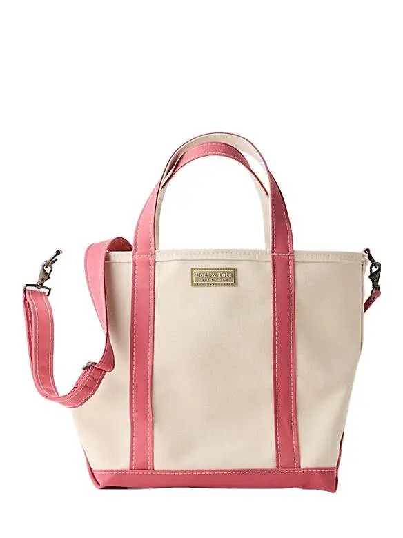 L.l.bean Boat And Tote Zip-top Crossbody Bag - Vintage Rose