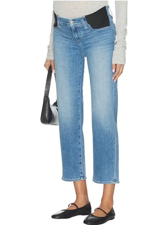 Paige Mason Ankle Maternity Jeans - Blue
