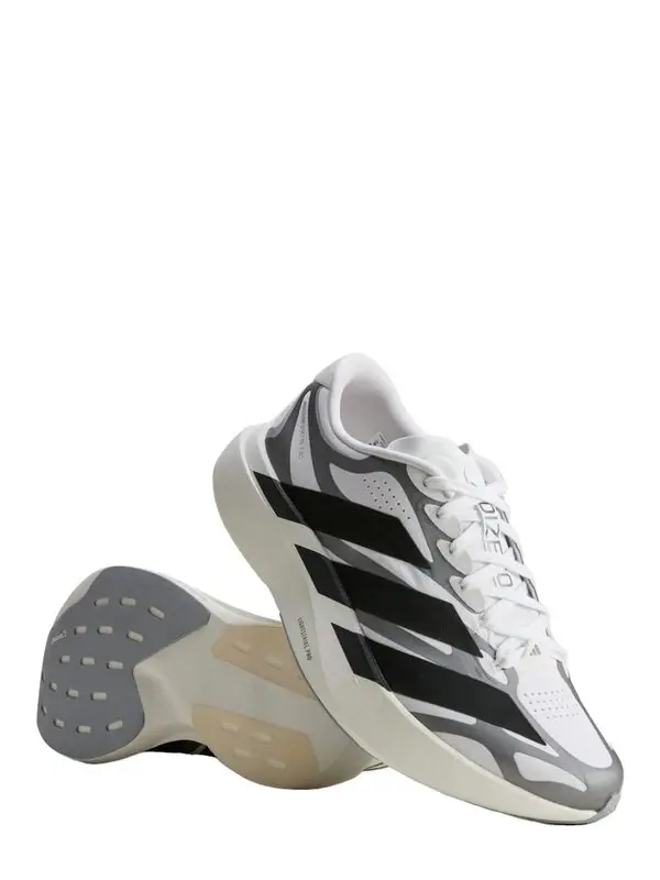 Adidas Adizero Evo Sl Exo Shoes - Cloud White / Core Black / Iron Metallic