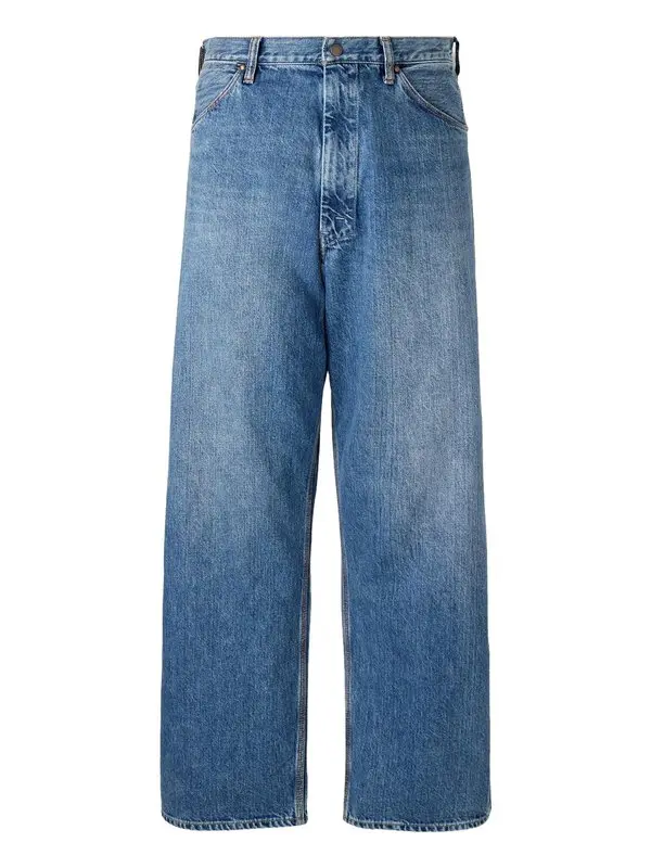 BEAMS Painter Straight-leg Jeans - Blue