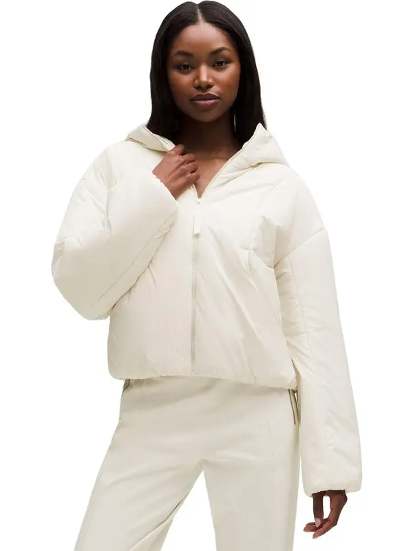 Lululemon Thermozen Insulated Hoodie - Light Ivory