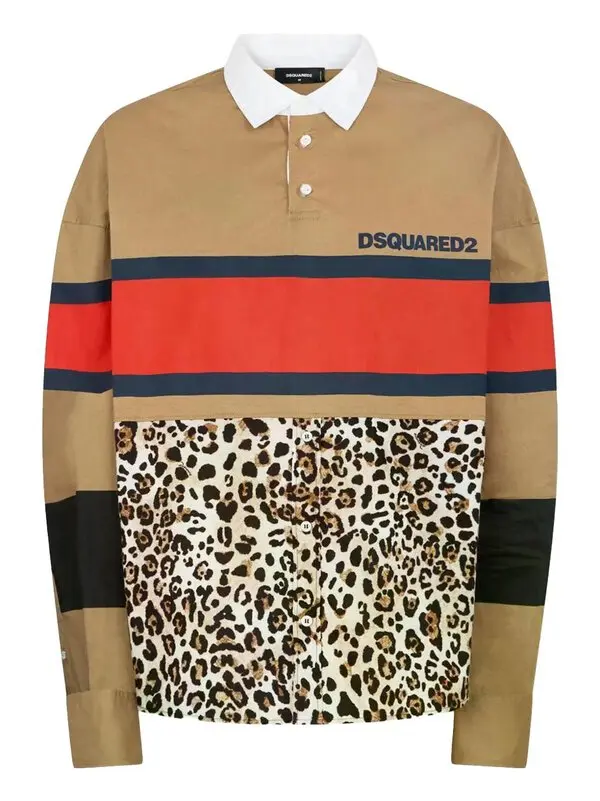 Dsquared2 Wild2 Polo Shirt - Neutrals