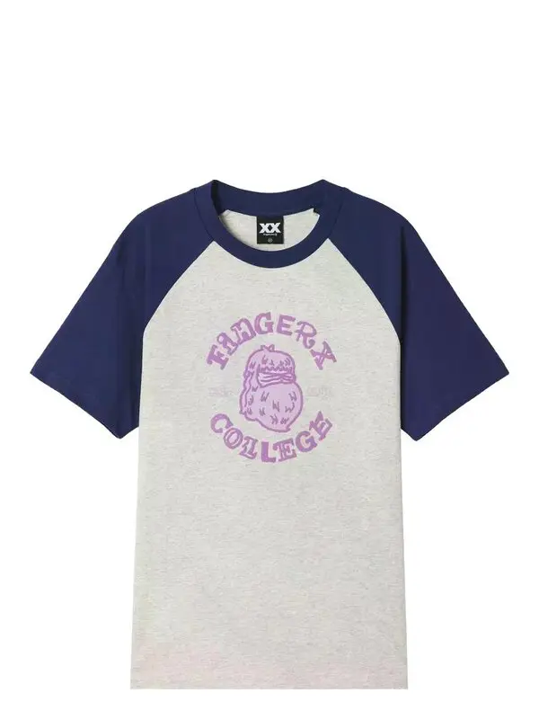 FINGERCROXX Graphic Print T-shirt - Grey